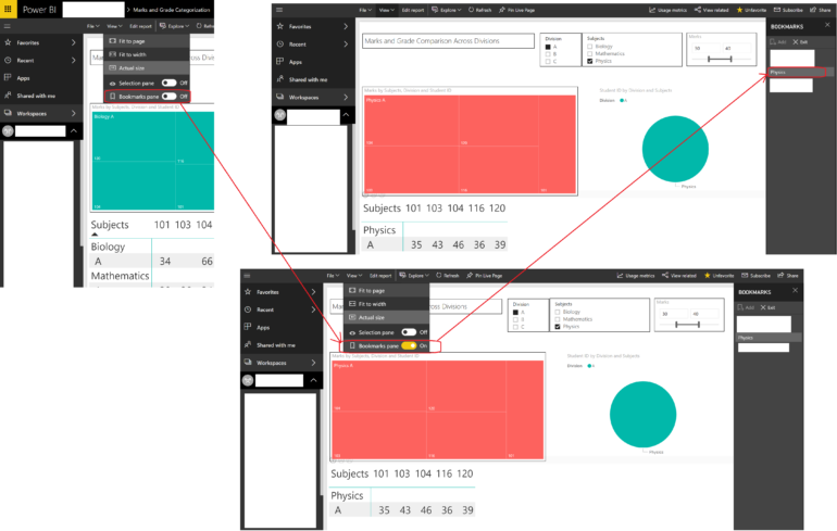 Bookmarks in PowerBI: How to Set For Desktop and PowerBI Service