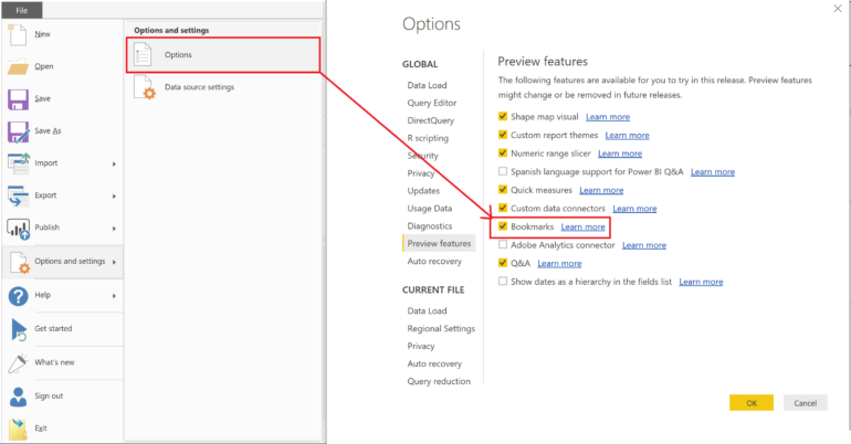 Bookmarks in PowerBI: How to Set For Desktop and PowerBI Service