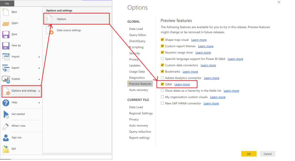 Q&A in PowerBI: Using Ask a Question feature in PowerBI