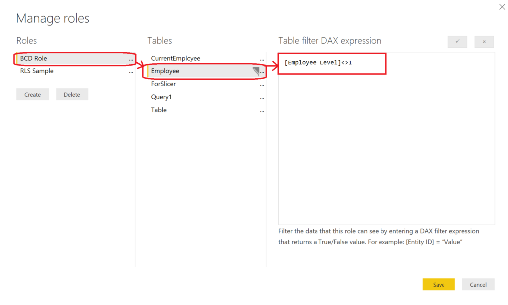How to do Row Level Security in PowerBI Desktop and PowerBI Service