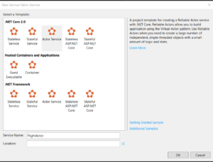 Azure Service Fabric: Creating an Actor Framework Service