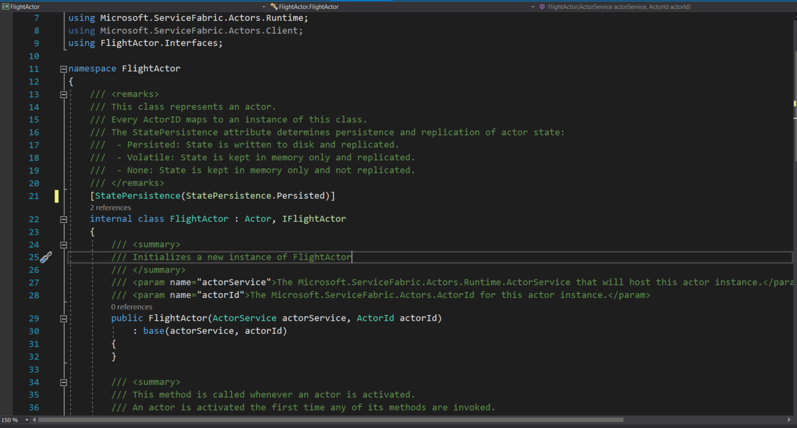 Azure Service Fabric: Creating an Actor Framework Service