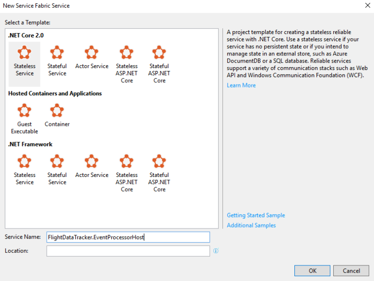 Azure Service Fabric: Inter Service Communication: Naming Service