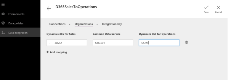 PowerApps Data Integration Project Setup and Connection Sets & Service