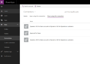 PowerApps Data Integration Project Setup and Connection Sets & Service