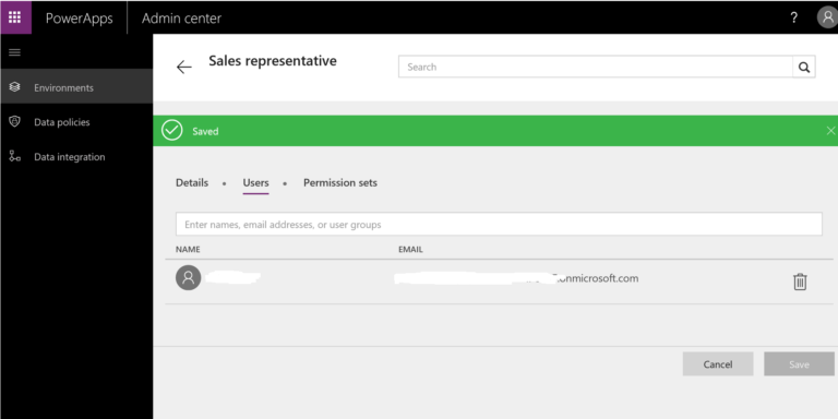 PowerApps Data Integration Project Setup and Connection Sets & Service