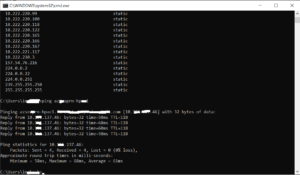 How To Find The IP Address of a Network Printer From Command Line