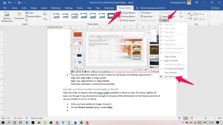 How to Turn on PowerPoint Smart Guides for Office 2013 2016 2019 O365