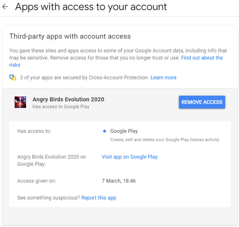 How to Manage delete or remove third party app access to Google account