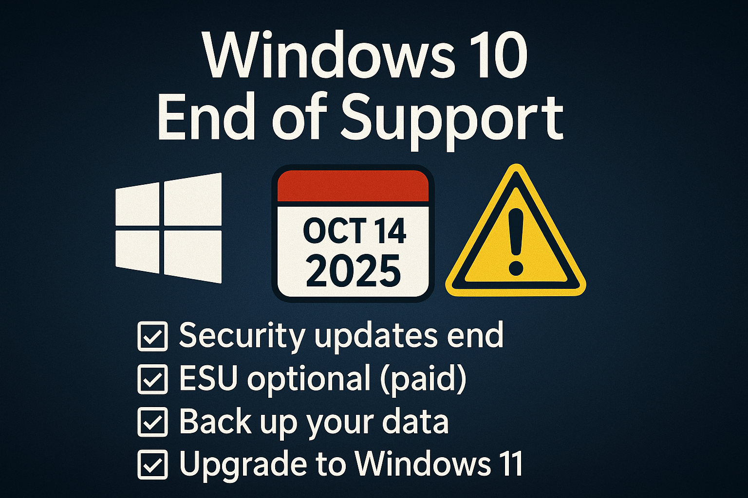 Windows 10 End of Support: Eligibility Guide to Consumer ESU Program