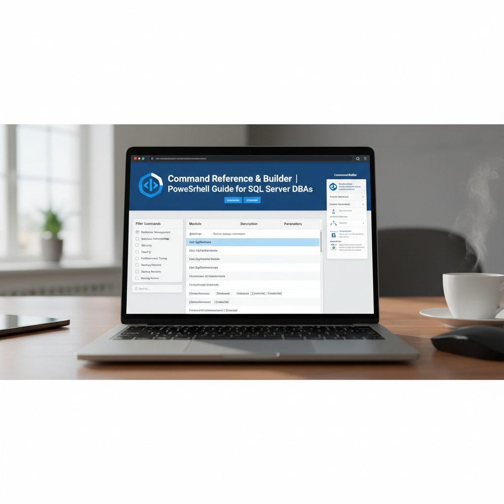 Command Reference & Builder | PowerShell Guide for SQL Server DBAs